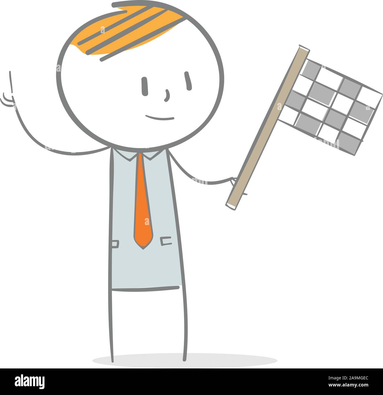 Stick figure flag hi-res stock photography and images - Alamy
