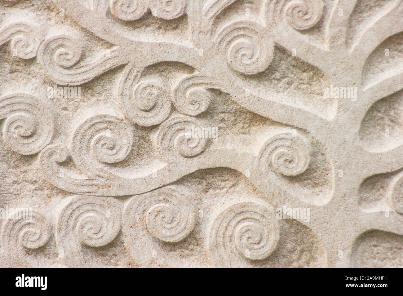 Floral pattern stone slab as background Stock Photo - Alamy