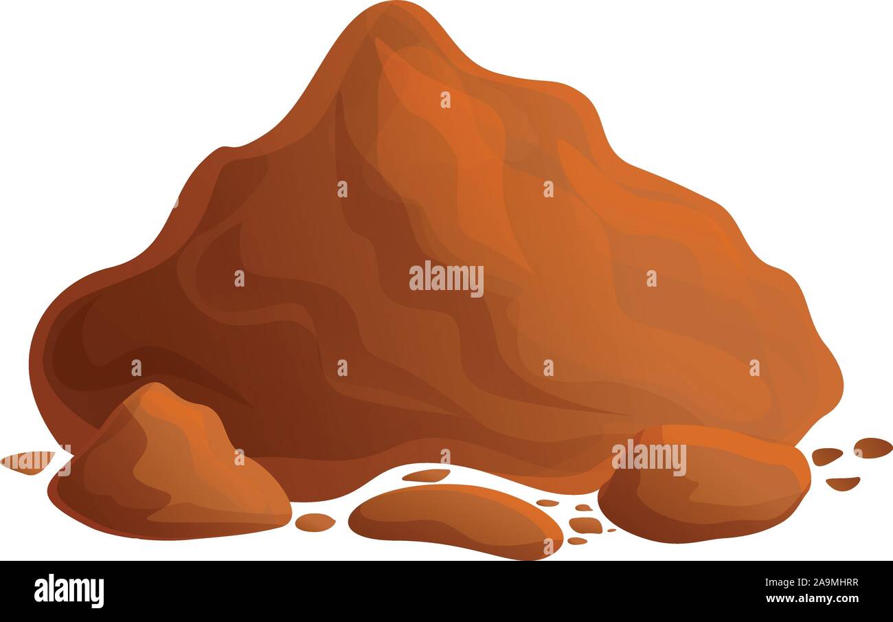 Garden soil icon. Cartoon of garden soil vector icon for web design ...