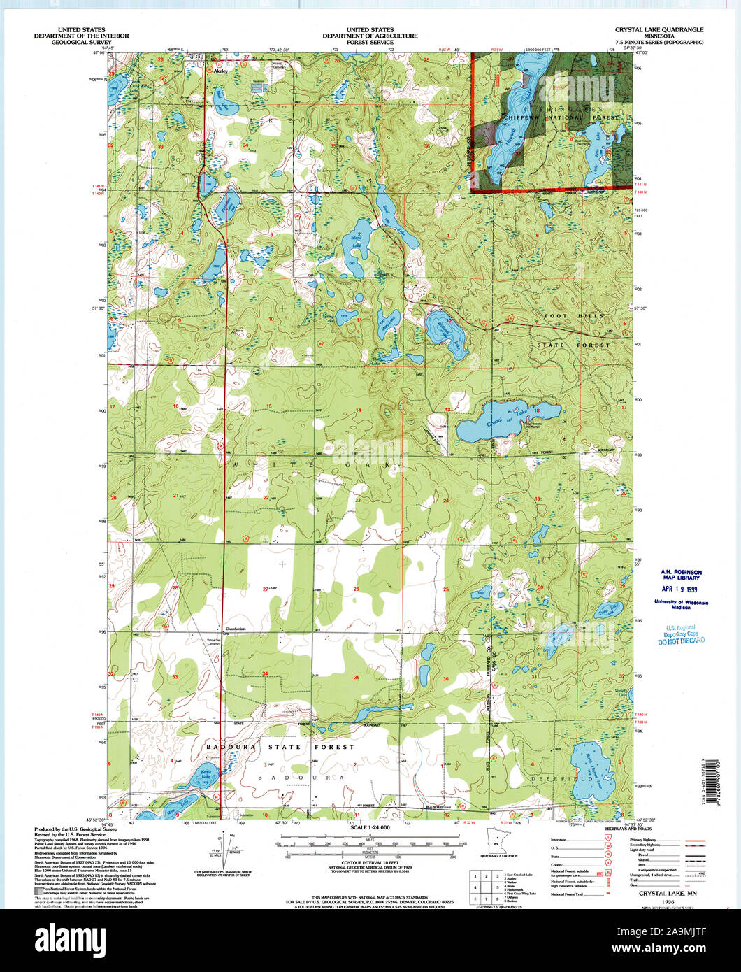 Lake crystal minnesota map hi-res stock photography and images - Alamy