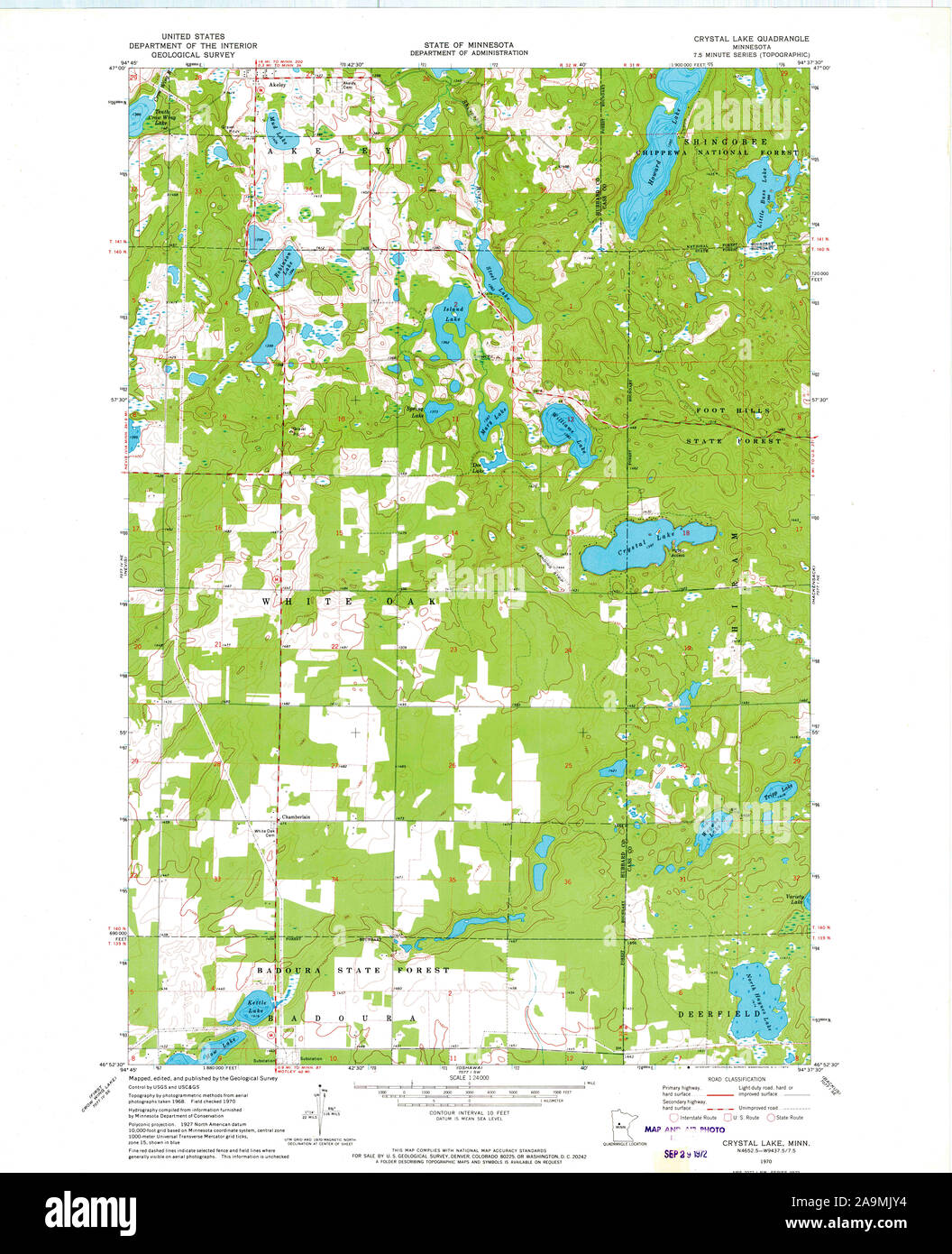 Lake crystal minnesota map hi-res stock photography and images - Alamy