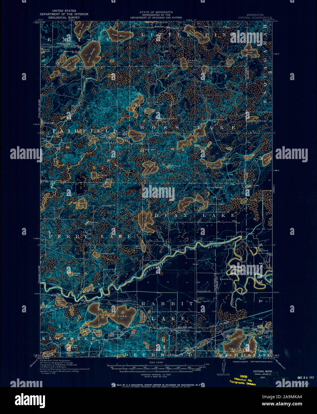 1913 minnesota map hi-res stock photography and images - Alamy