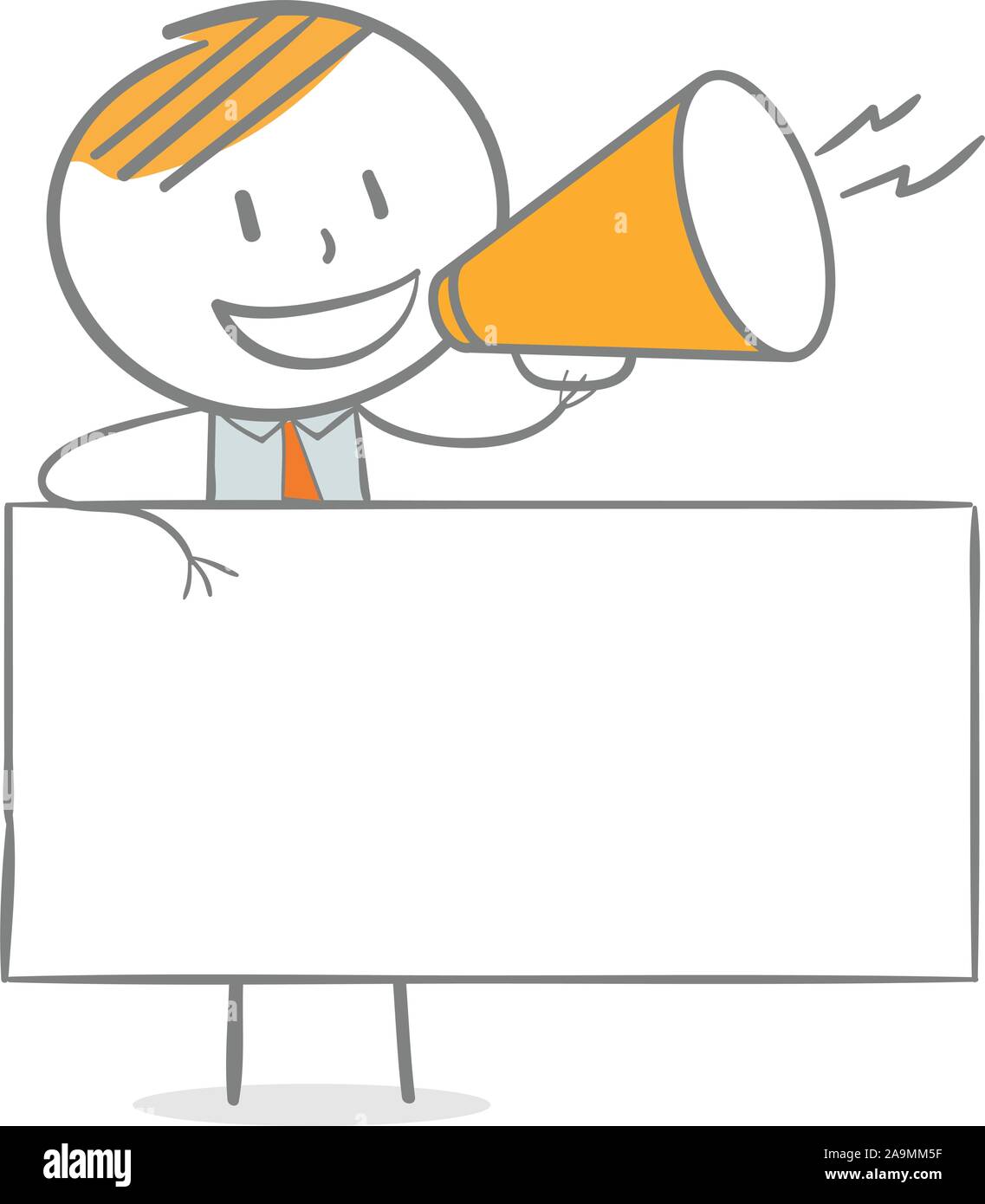 Stick figure man speech hi-res stock photography and images - Alamy