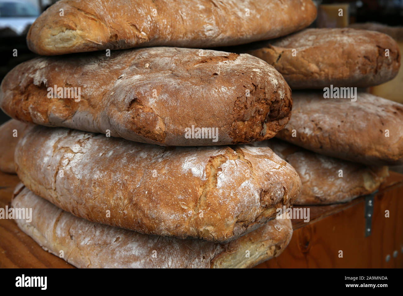 Bread rolls food market hi-res stock photography and images - Alamy