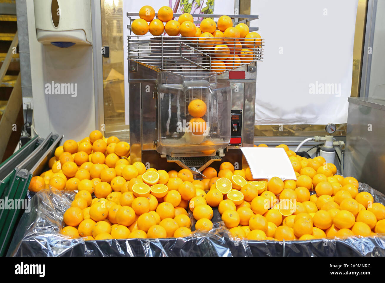 Fresh squeezed orange juice machine hi-res stock photography and images ...
