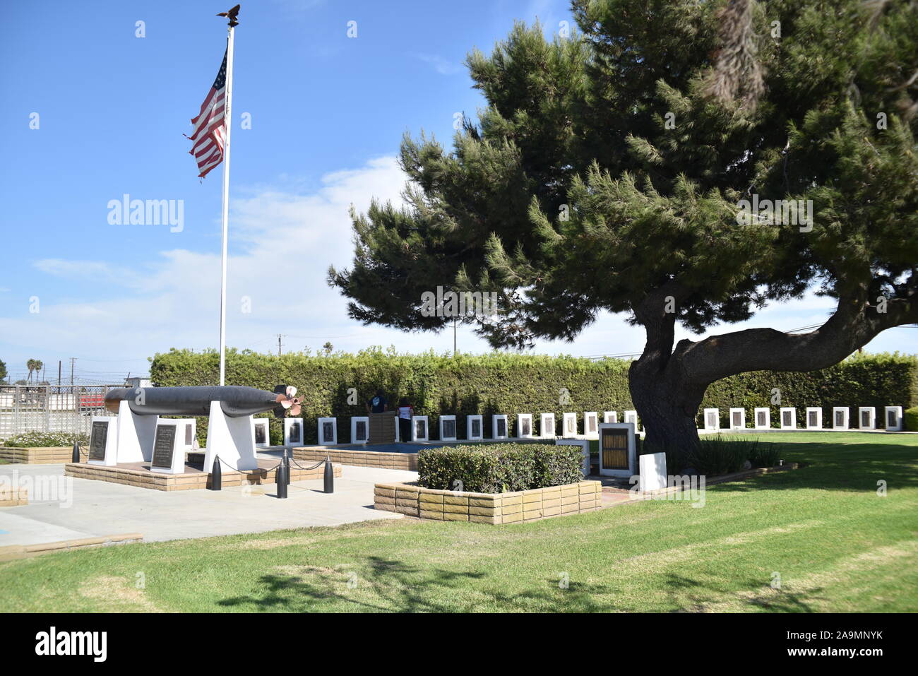 Seal Beach, CA., U.S.A. Oct. 19, 2019.WWII Submarine Memorial. 52 ...