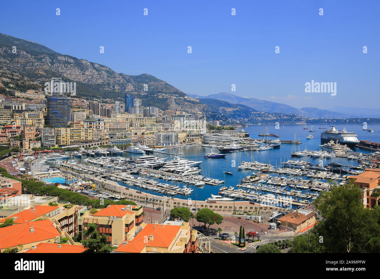 Port Hercules in Principality of Monaco Stock Photo - Alamy