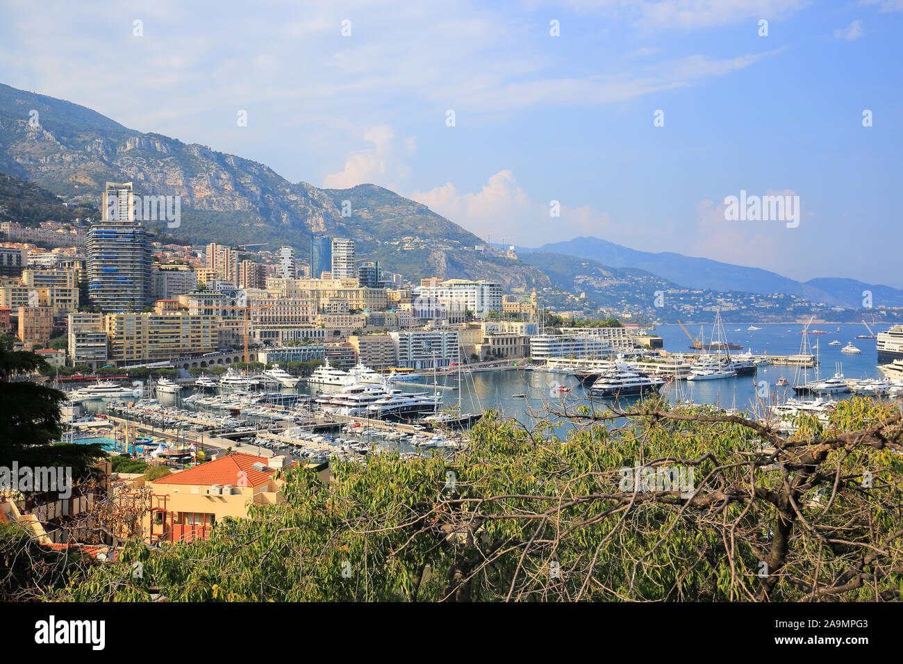 Port Hercules in Principality of Monaco Stock Photo - Alamy