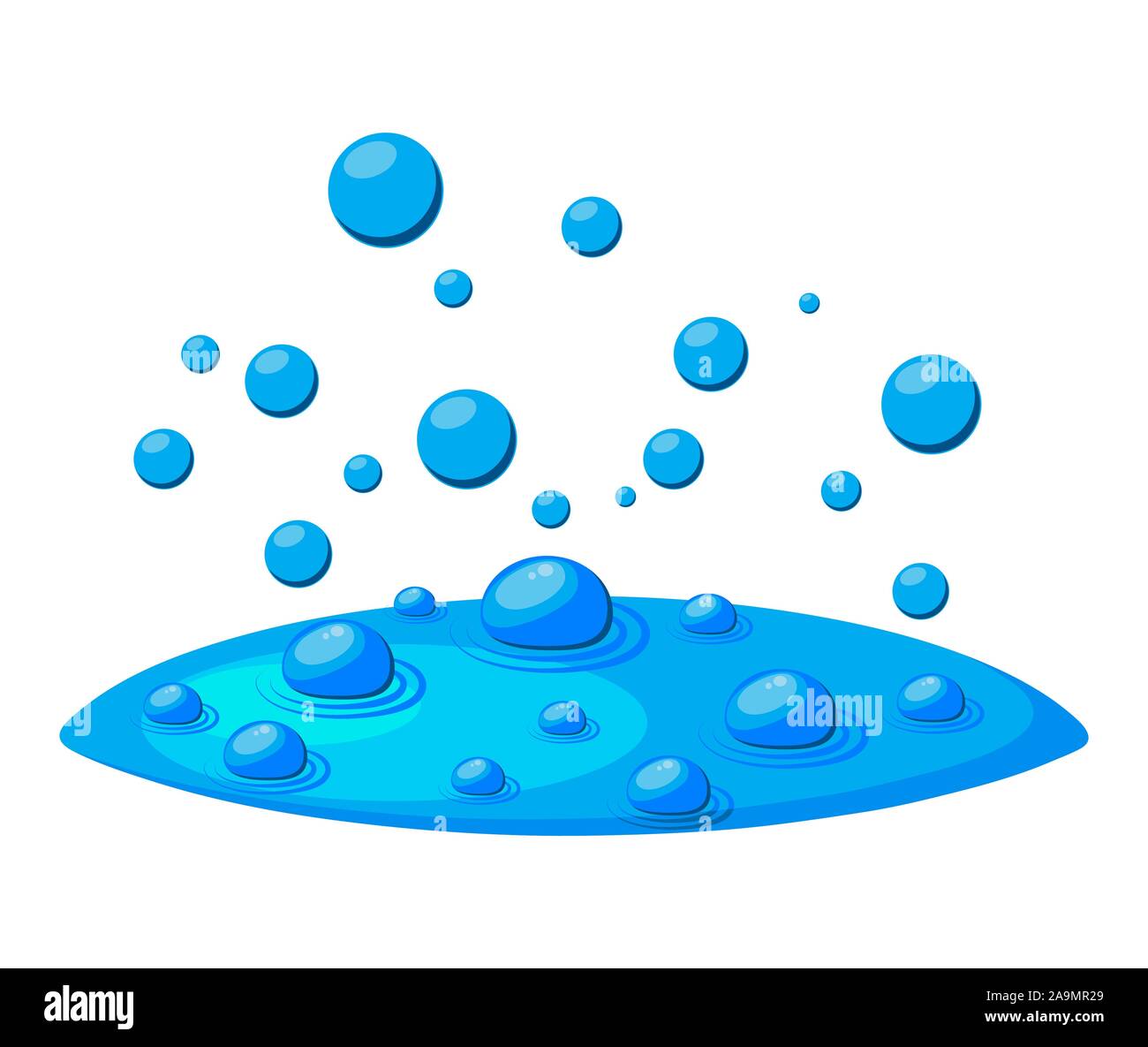 Water Bubbles Cartoon