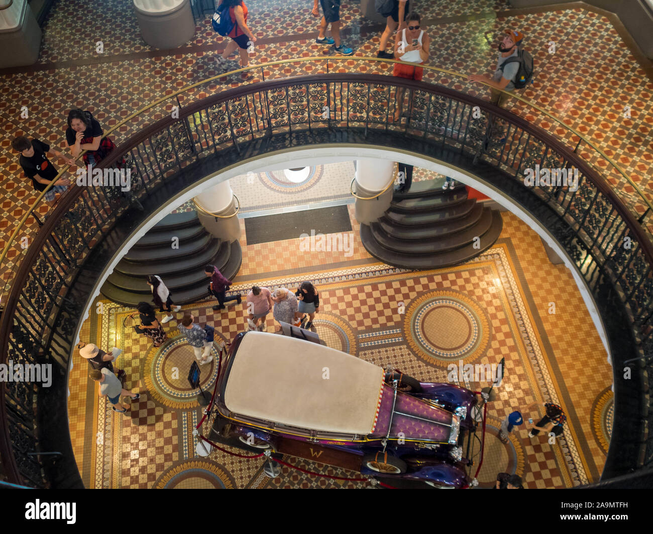 Queen Victoria Building interior, Sydney Stock Photo - Alamy