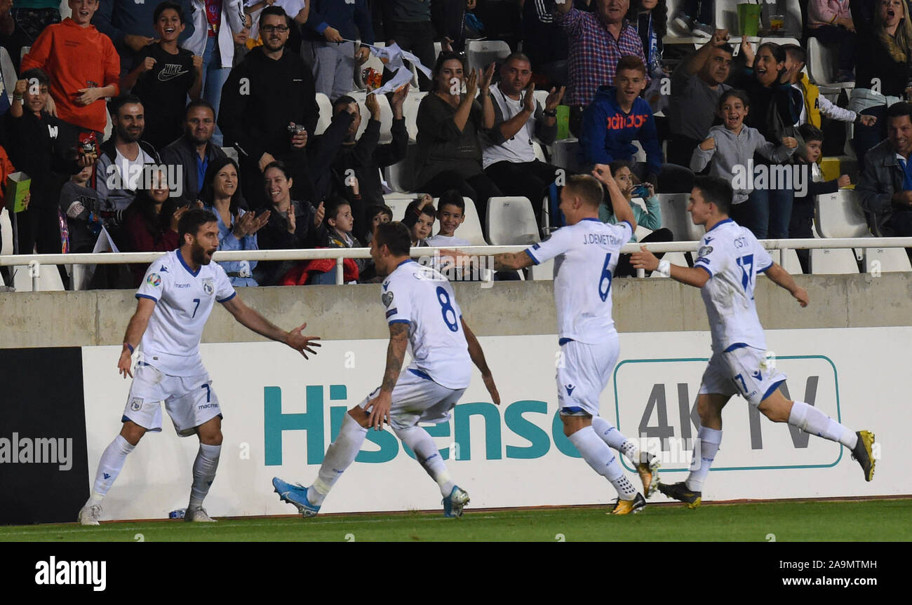 GSP Stadium Nicosia,Cyprus.16th Novenmber 2019 Football Cyprus 1vs ...