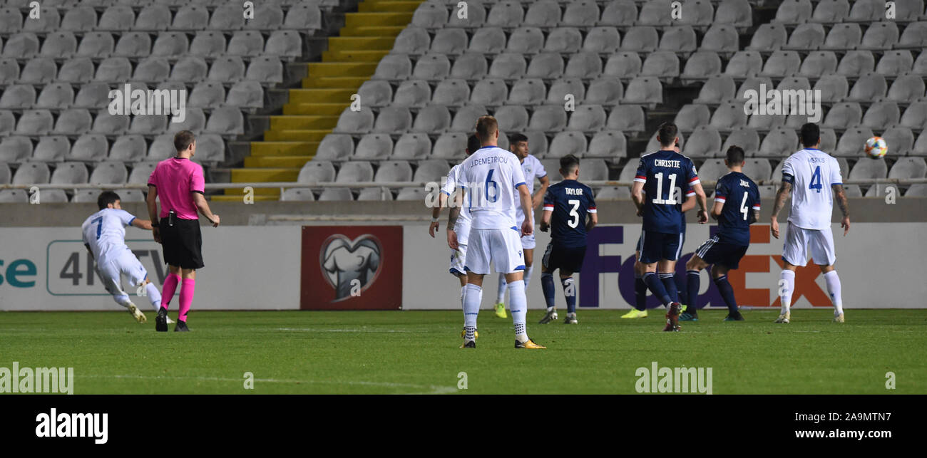 GSP Stadium Nicosia,Cyprus.16th Novenmber 2019 Football Cyprus vs ...