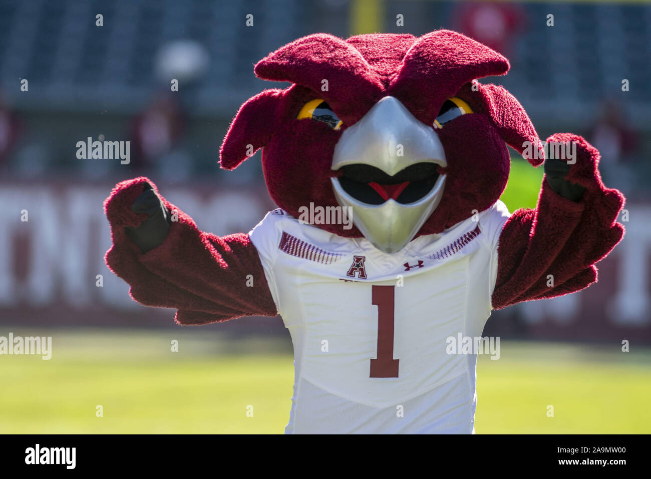 Philadelphia, Pennsylvania, USA. 16th Nov, 2019. Temple's mascot ...
