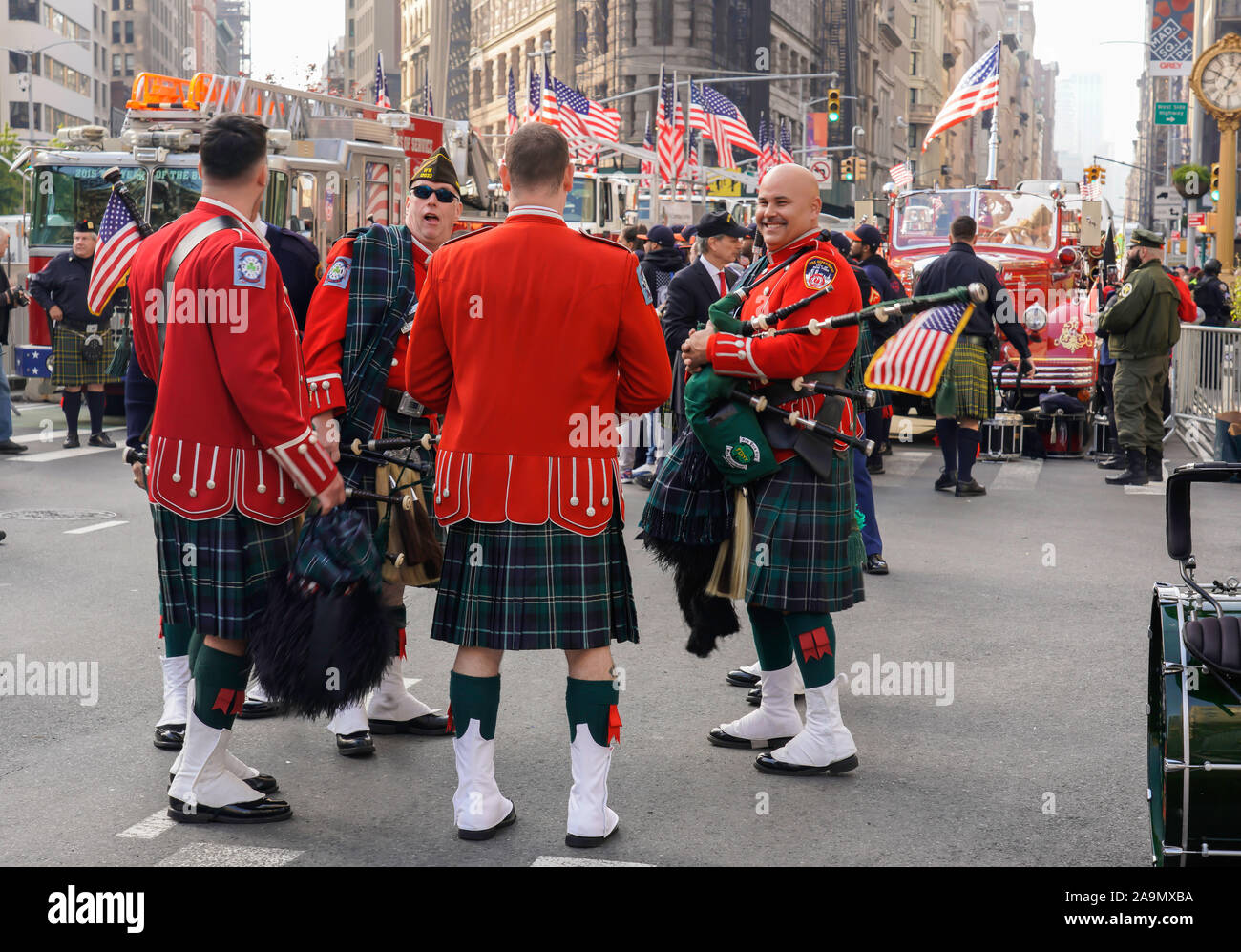100th Annual Veteran's Day Parade in New York City ob November 11, 2019 ...