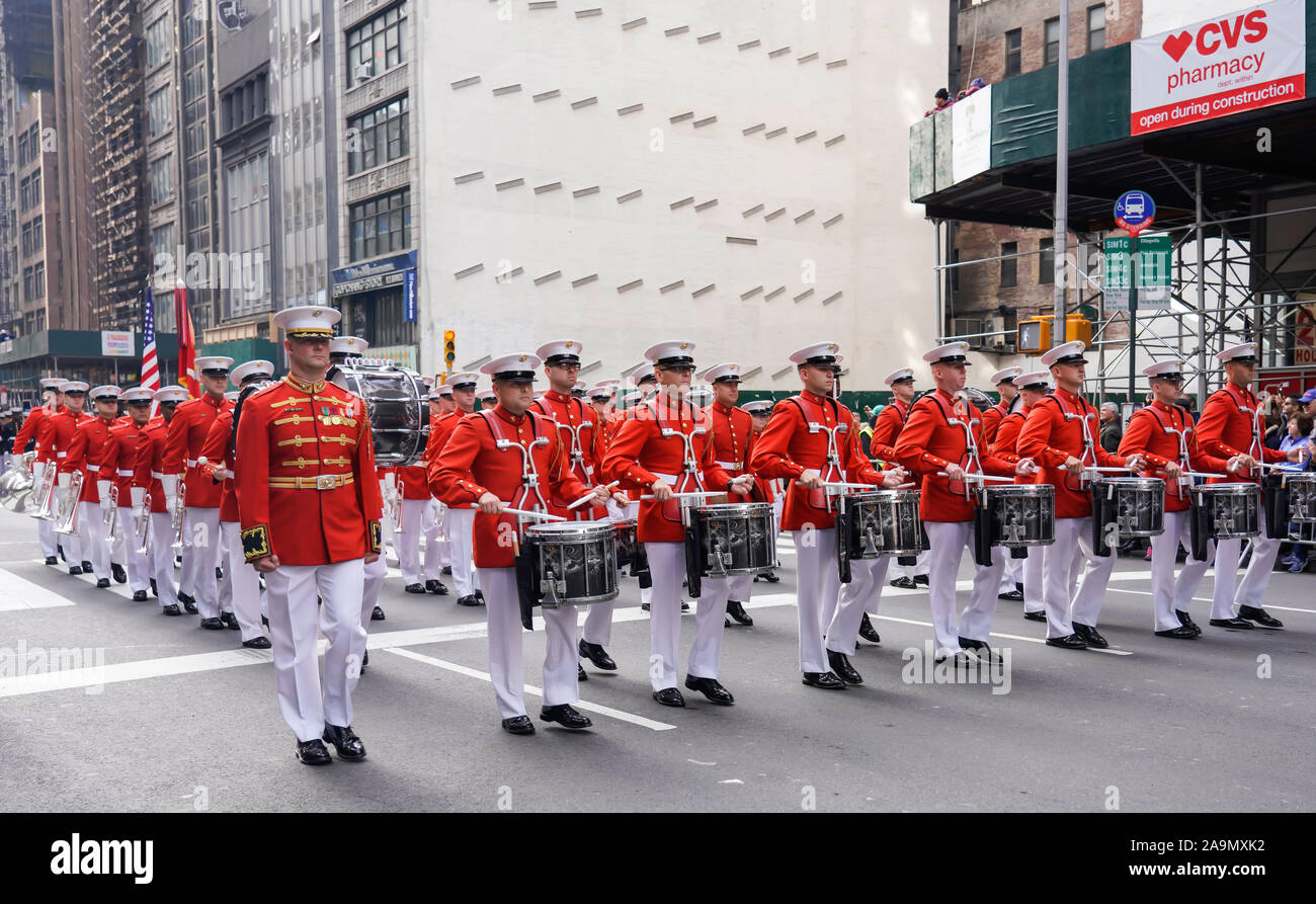 100th Annual Veteran's Day Parade in New York City ob November 11, 2019 ...