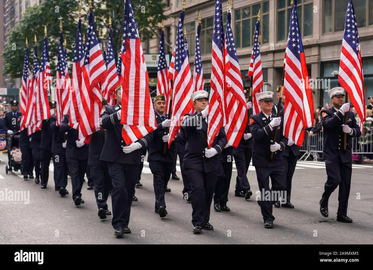 100th Annual Veteran's Day Parade in New York City ob November 11, 2019 ...