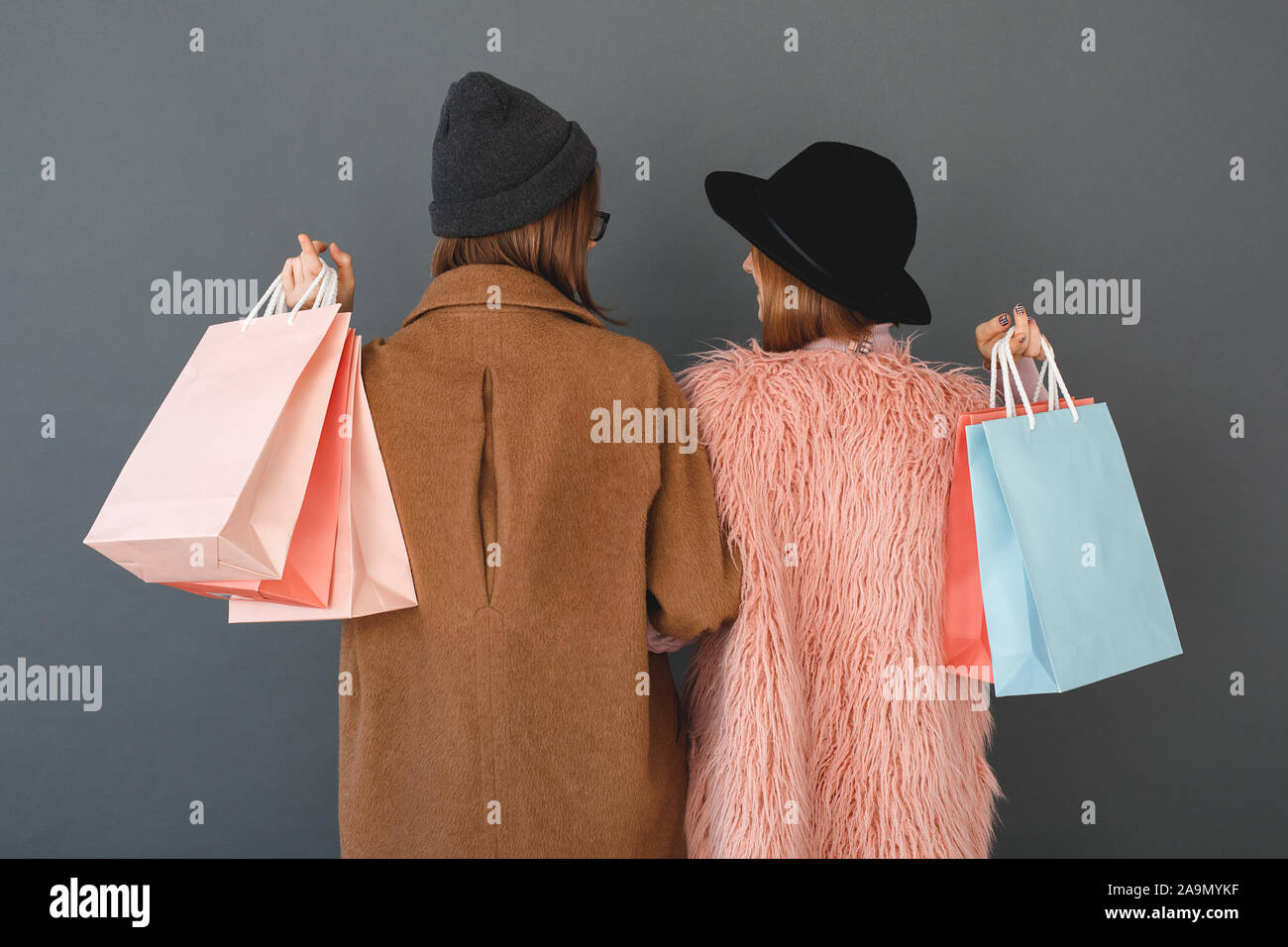 Young girls teenagers friends together shopping concept Stock Photo - Alamy