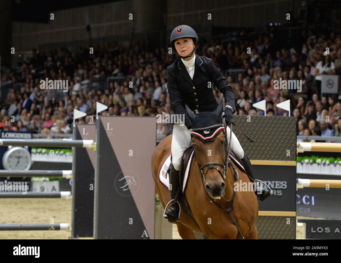 LOS ANGELES, CA. October 03, 2015: Georgina Bloomberg, daughter of ...