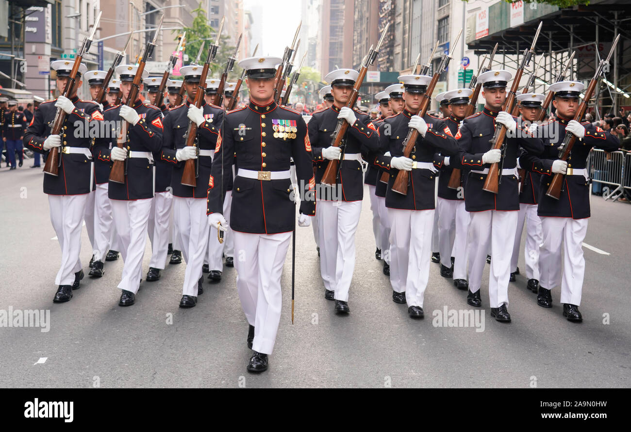 100th Annual Veteran's Day Parade in New York City ob November 11, 2019 ...