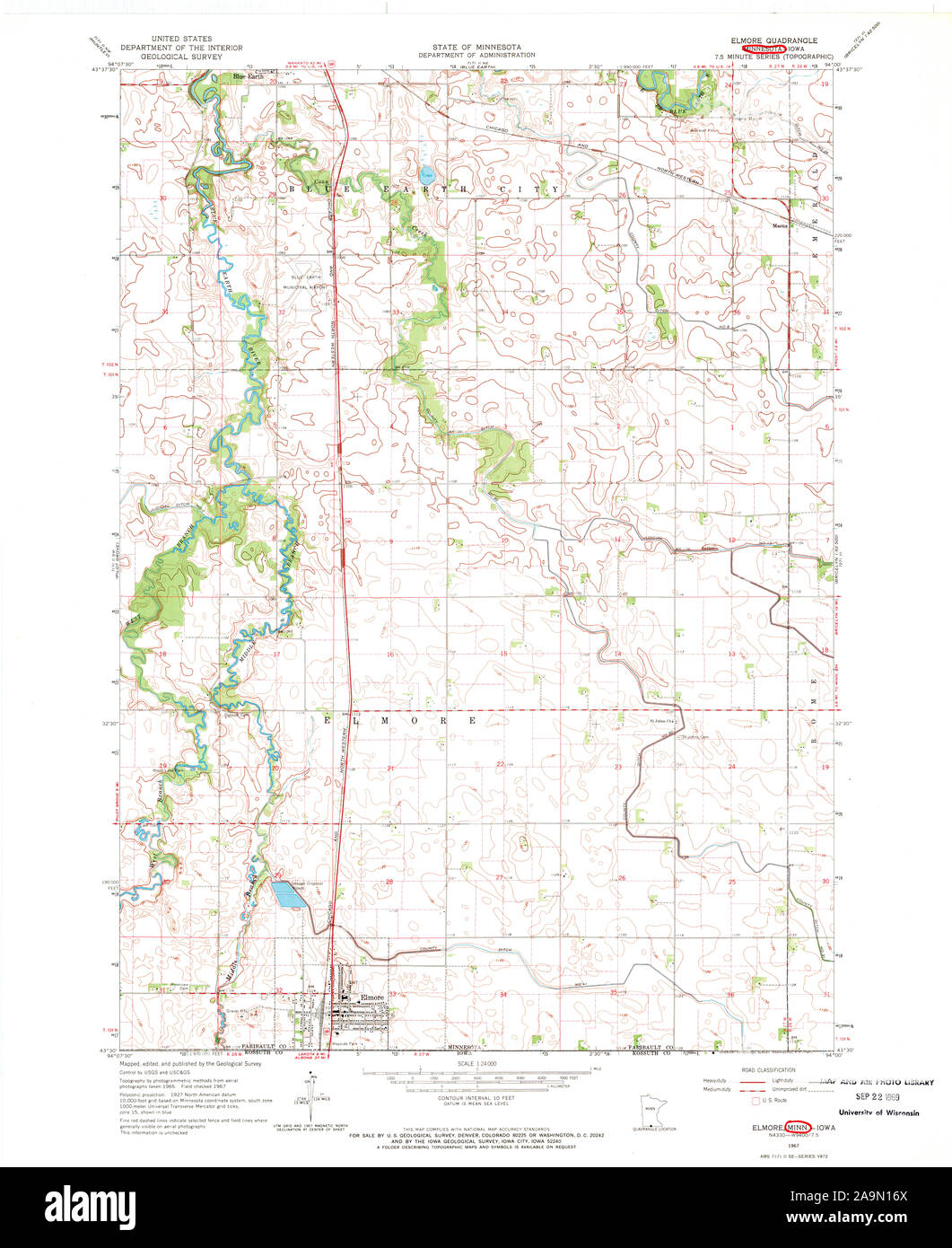 Map of elmore hi-res stock photography and images - Alamy