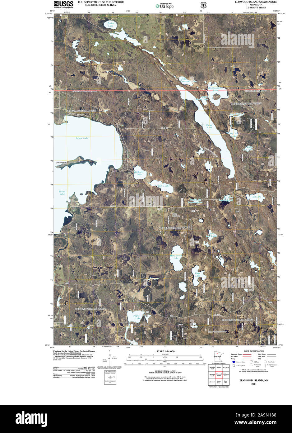 Map of elmwood hi-res stock photography and images - Alamy