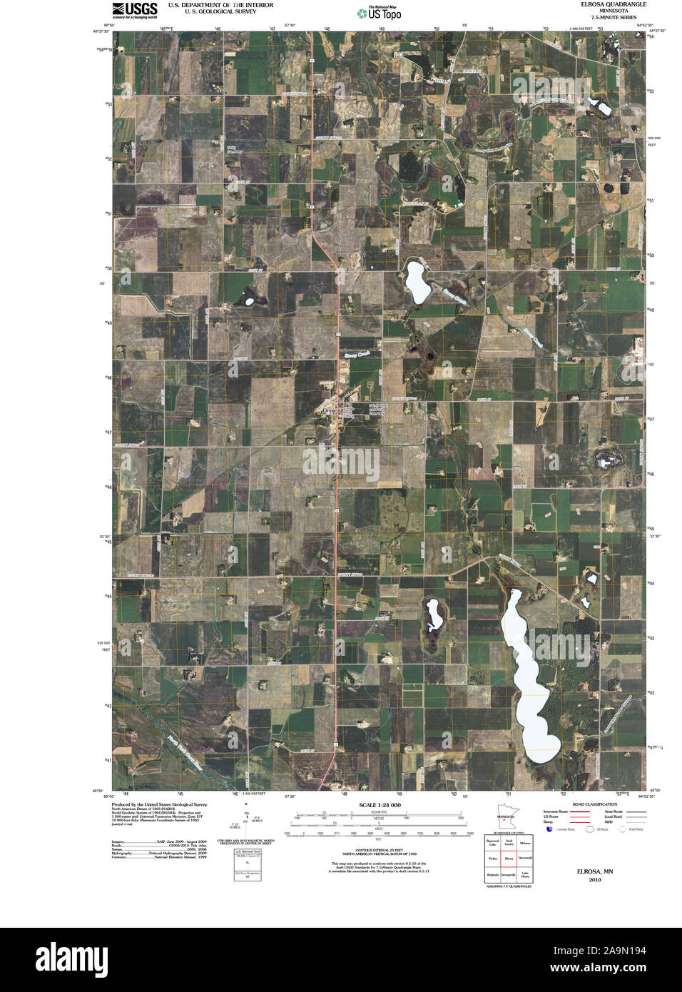 Map of elrosa Cut Out Stock Images & Pictures - Alamy