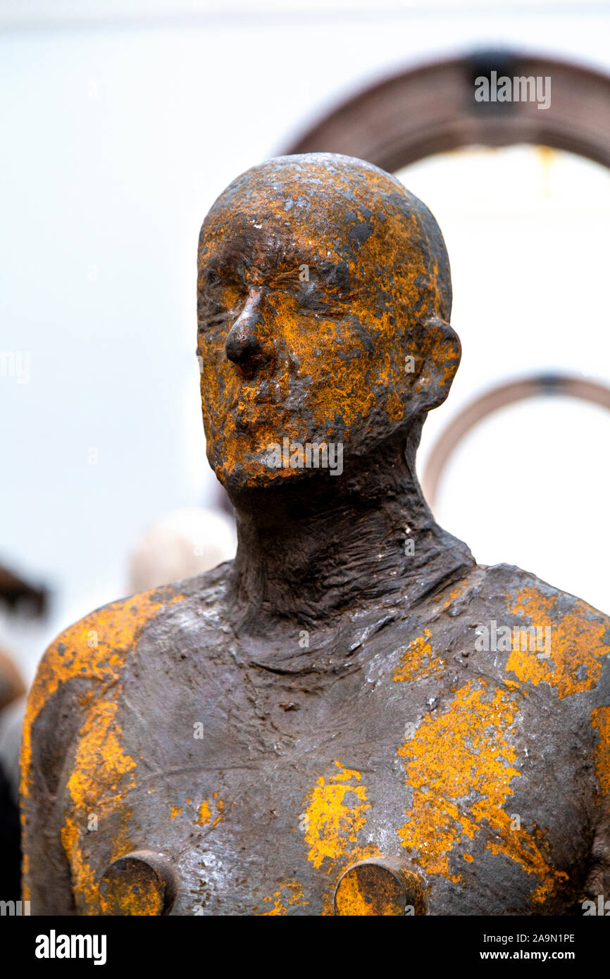 Antony Gormley exhibition at the Royal Academy, London, UK Stock Photo ...