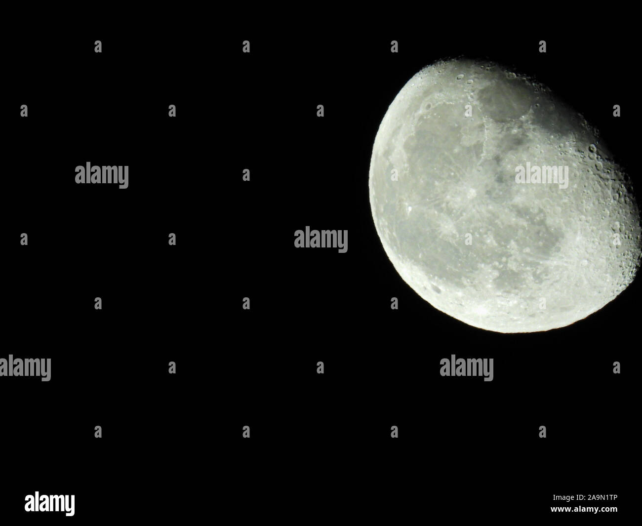 Three quarter phase moon hi-res stock photography and images - Alamy