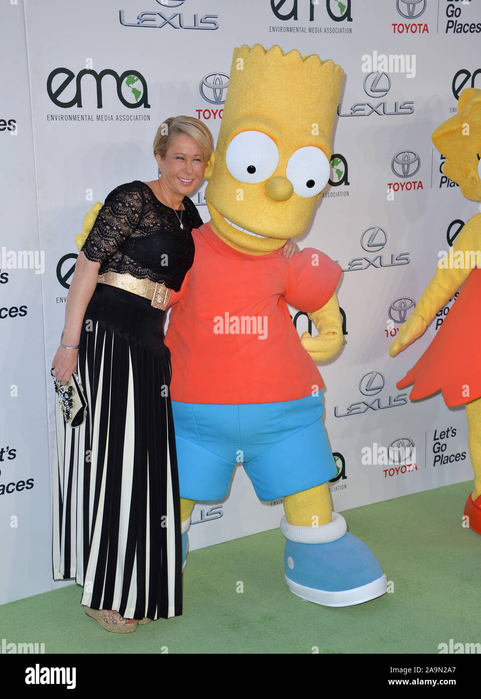 BURBANK, CA - OCTOBER 24, 2015: Simpson's voice actress Yeardley Smith ...