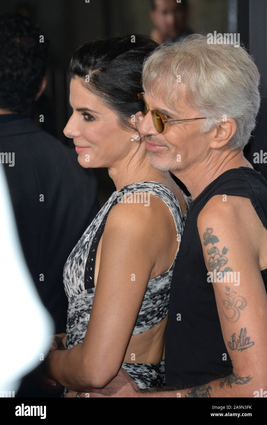 LOS ANGELES, CA - OCTOBER 26, 2015: Sandra Bullock & Billy Bob Thornton ...