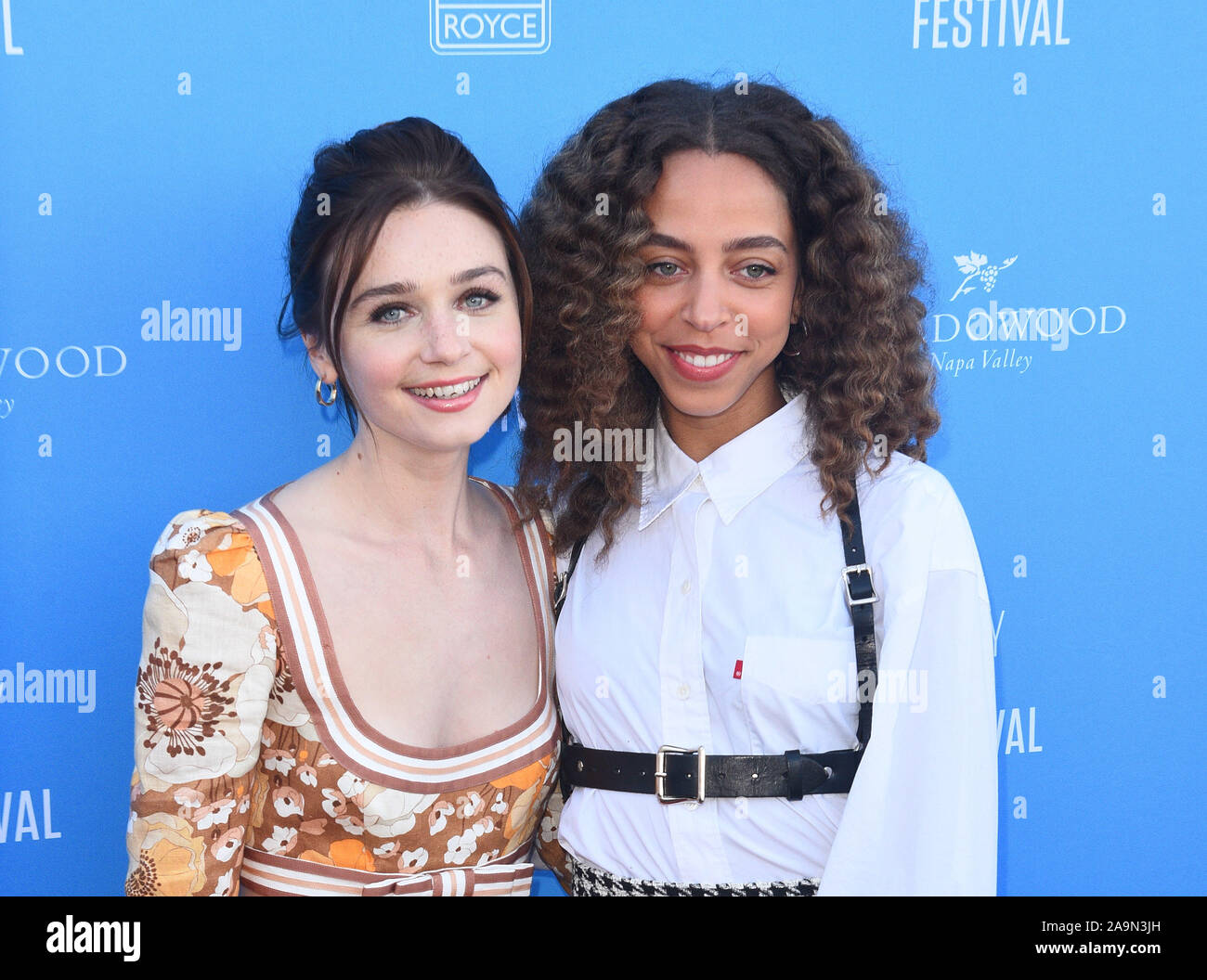 Napa, California, USA. 16th Nov 2019. Actors Jessica Barden and Hayley ...