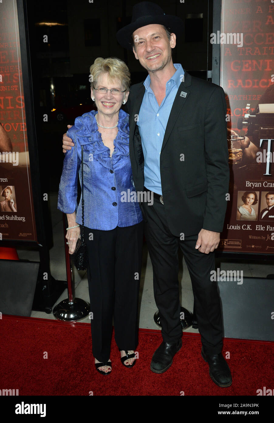 BEVERLY HILLS, CA - OCTOBER 27, 2015: Actor Johnny Sneed & mother Patti ...