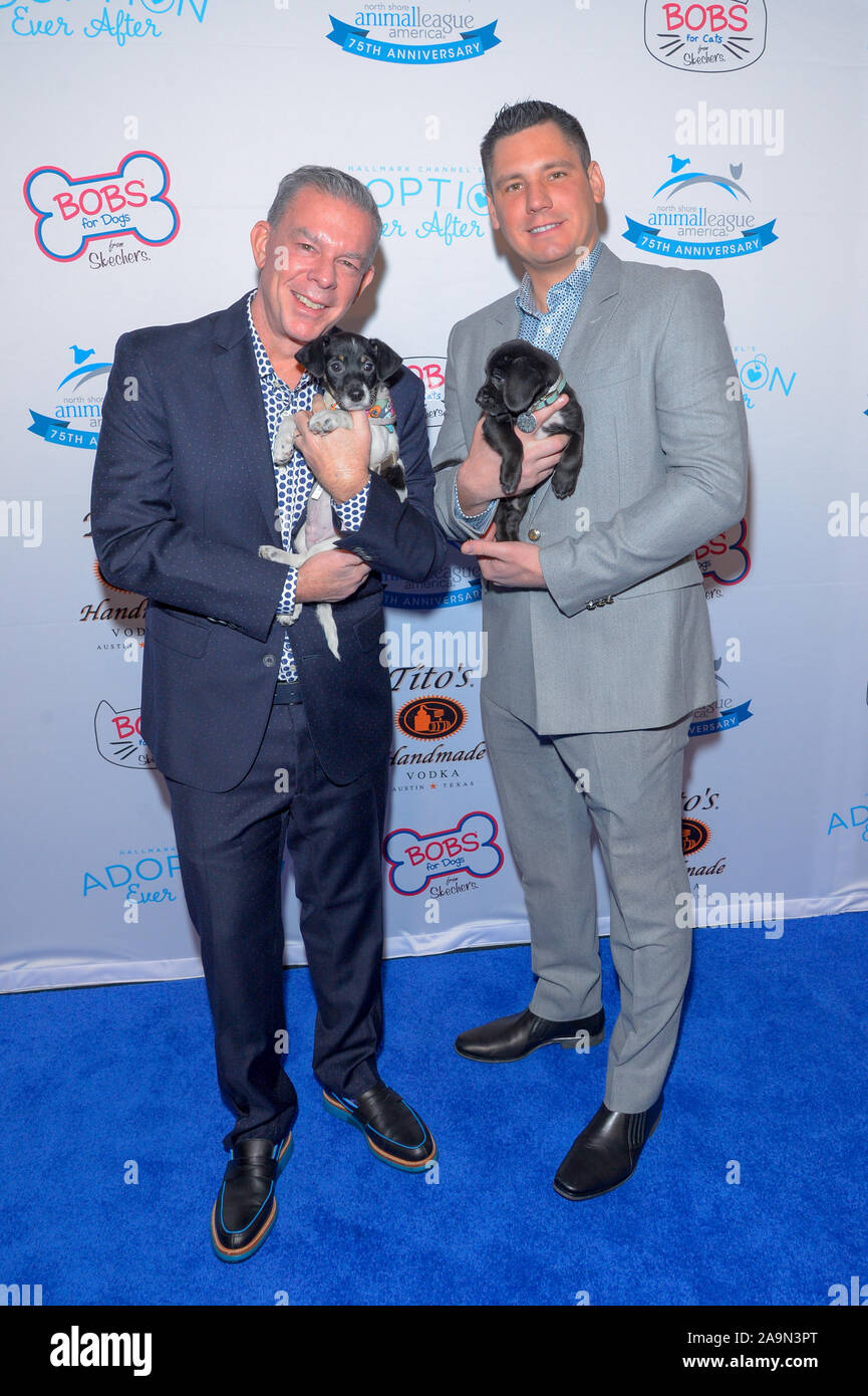 NEW YORK, NY - NOVEMBER 15: Elvis Duran and Alex Carr attend the North ...