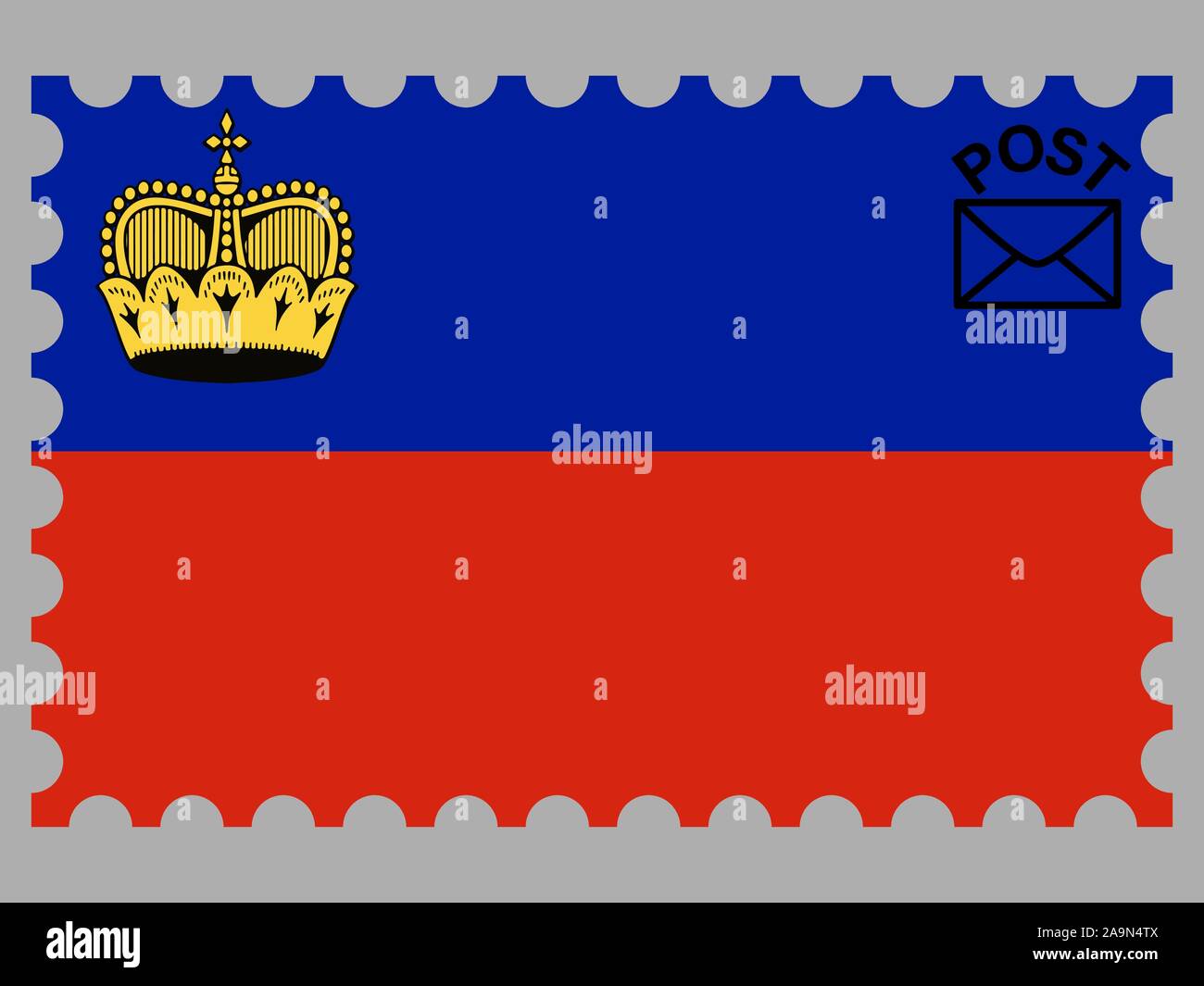 Flag of the principality Stock Vector Images - Alamy