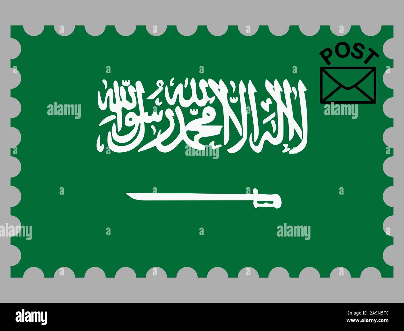 Beautiful national flag of Kingdom of Saudi Arabia. original colors and ...