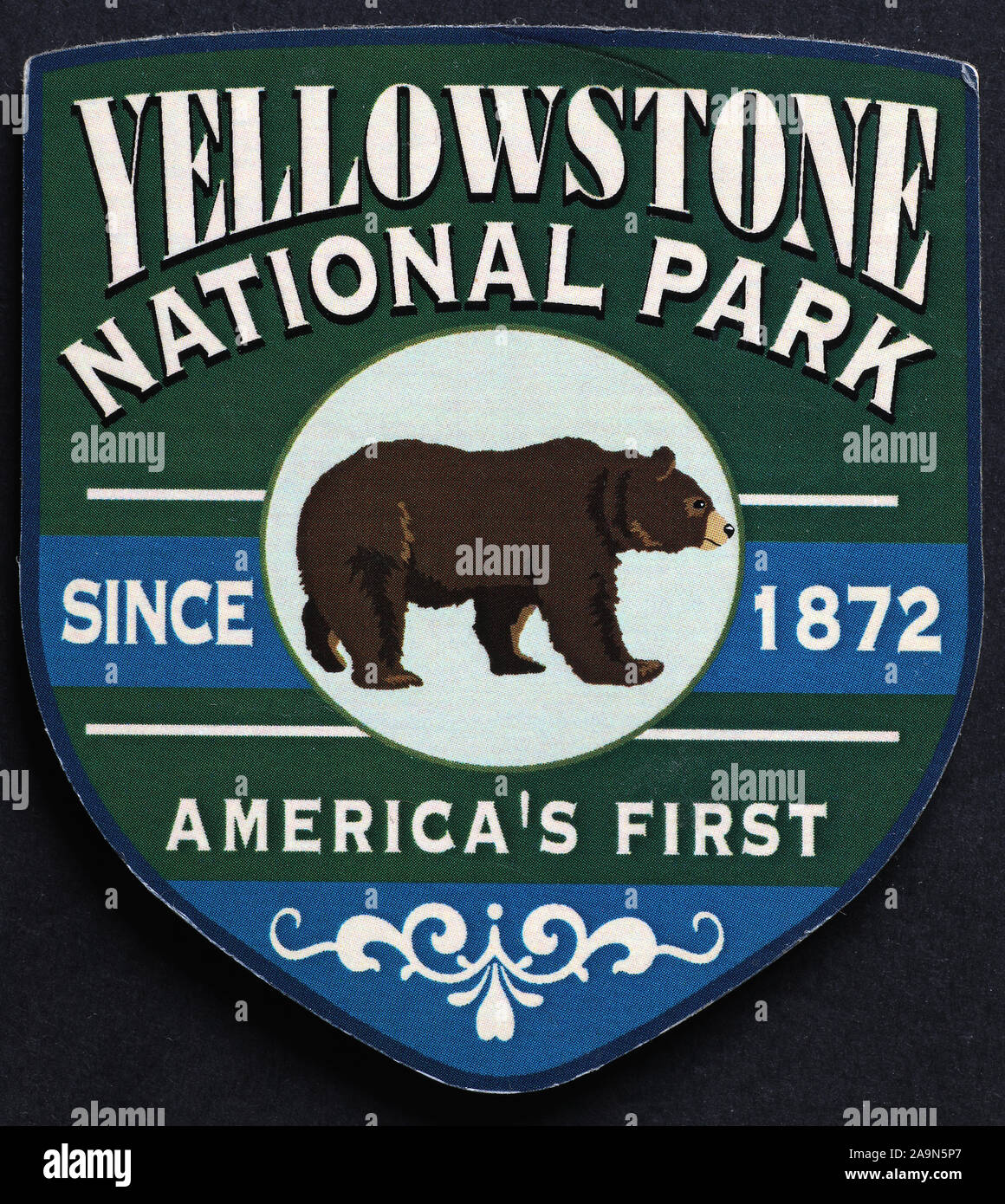 National park emblem hi-res stock photography and images - Alamy