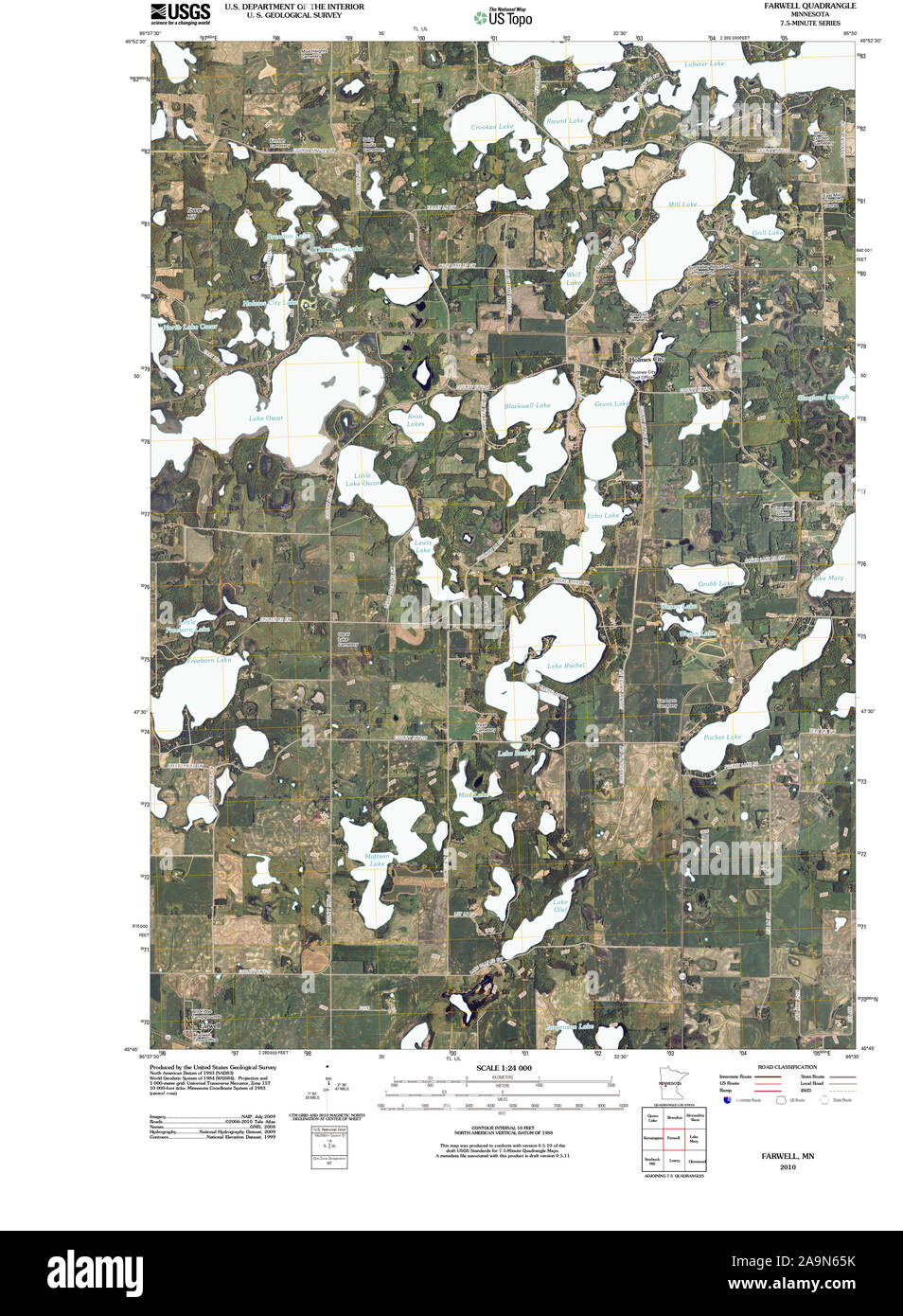 Map of farwell Cut Out Stock Images & Pictures - Alamy