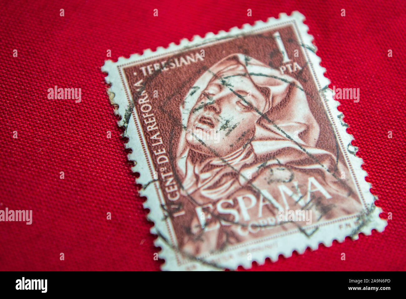 Spain stamp postage hi-res stock photography and images - Alamy