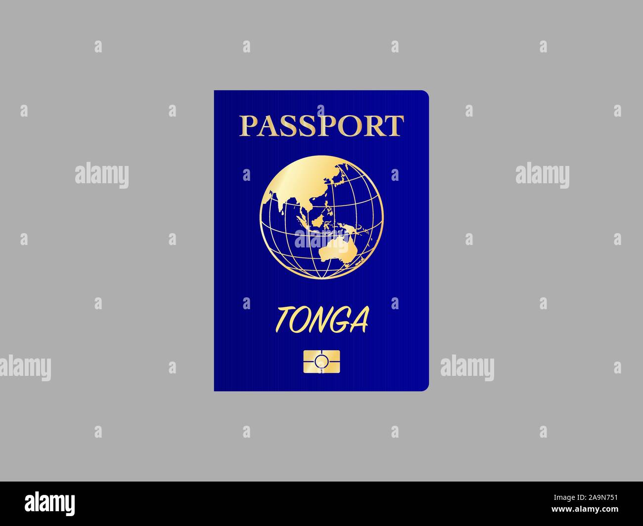 Beautiful national flag of Kingdom of Tonga, original colors and ...