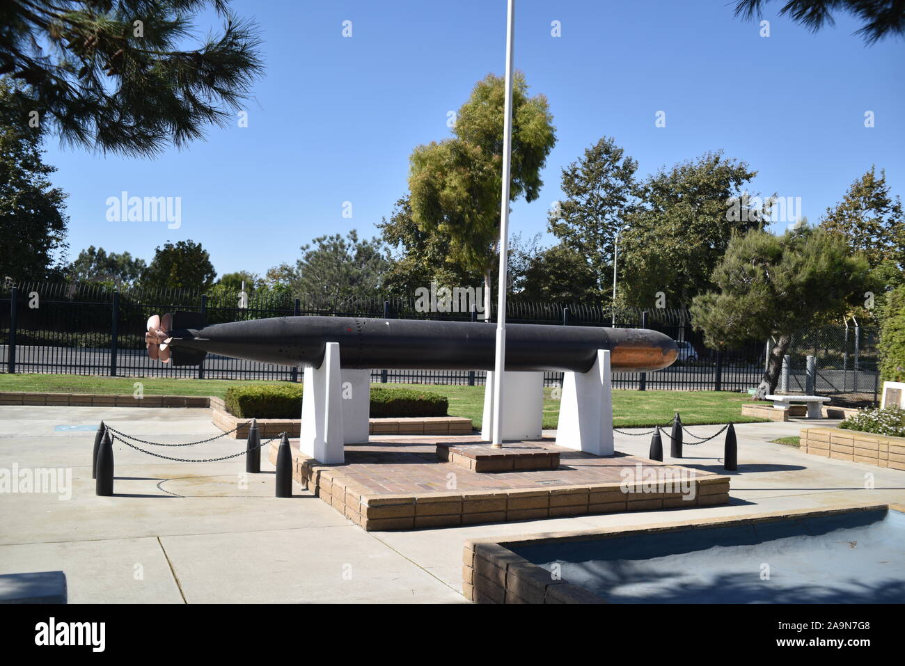 Seal Beach, CA., U.S.A. Oct. 19, 2019.WWII Submarine Memorial. 52-Submarines and 3505 personnel ...