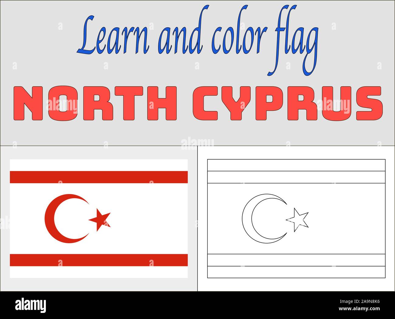 National flag Coloring Book pages for Education and learning. original ...