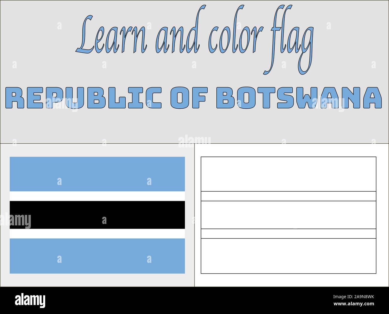 National flag Coloring Book pages for Education and learning. original ...