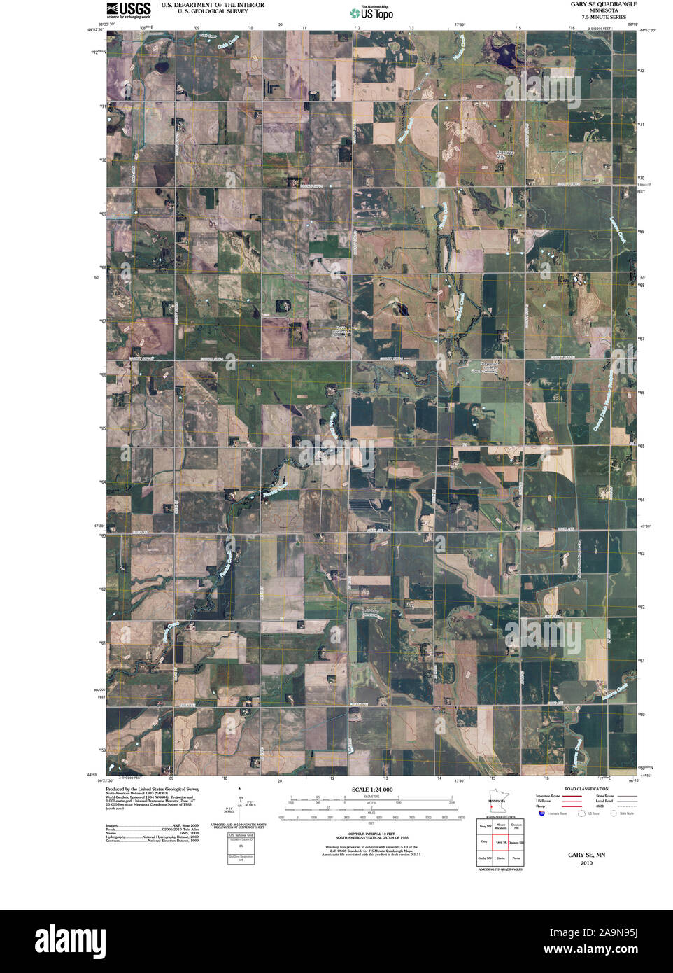 Map of gary Cut Out Stock Images & Pictures - Alamy