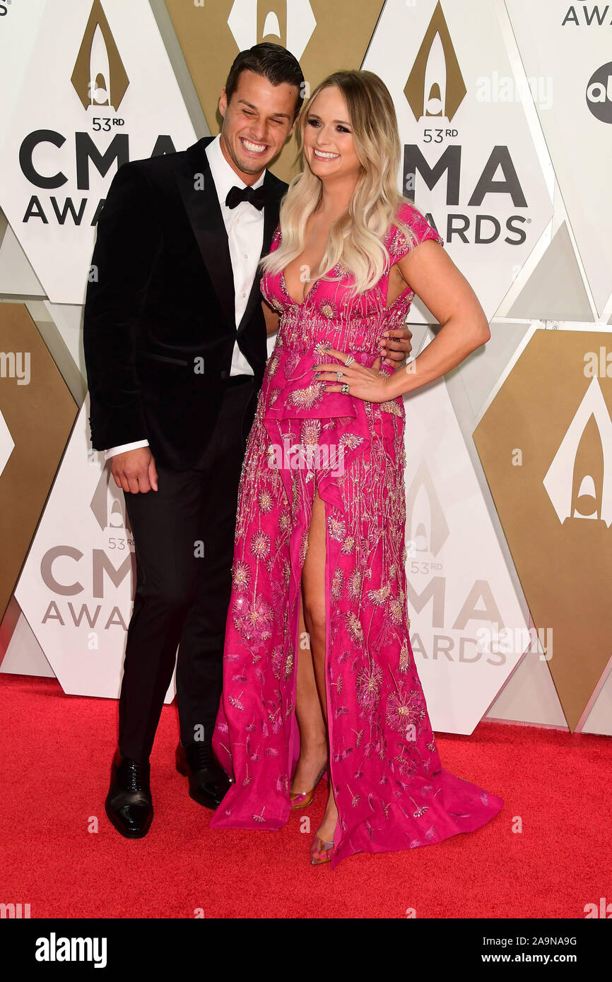 November 13, 2019, Nashville, Tennessee, USA: Miranda Lambert, Brendan ...