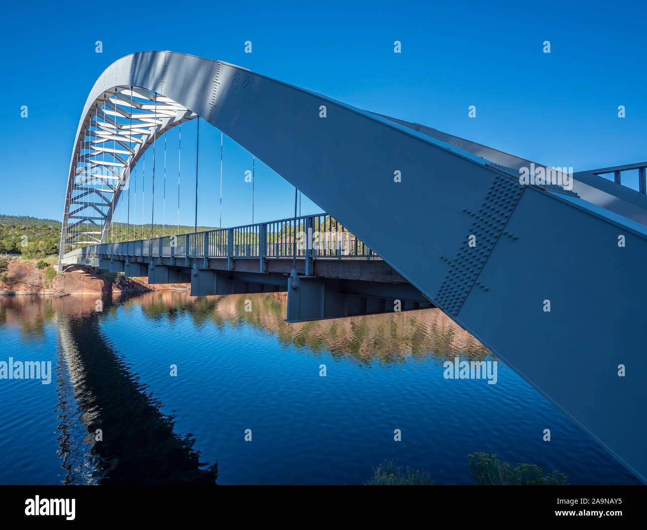 Cart Creek Bridge, Flaming Gorge Reservoir, Flaming Gorge National ...