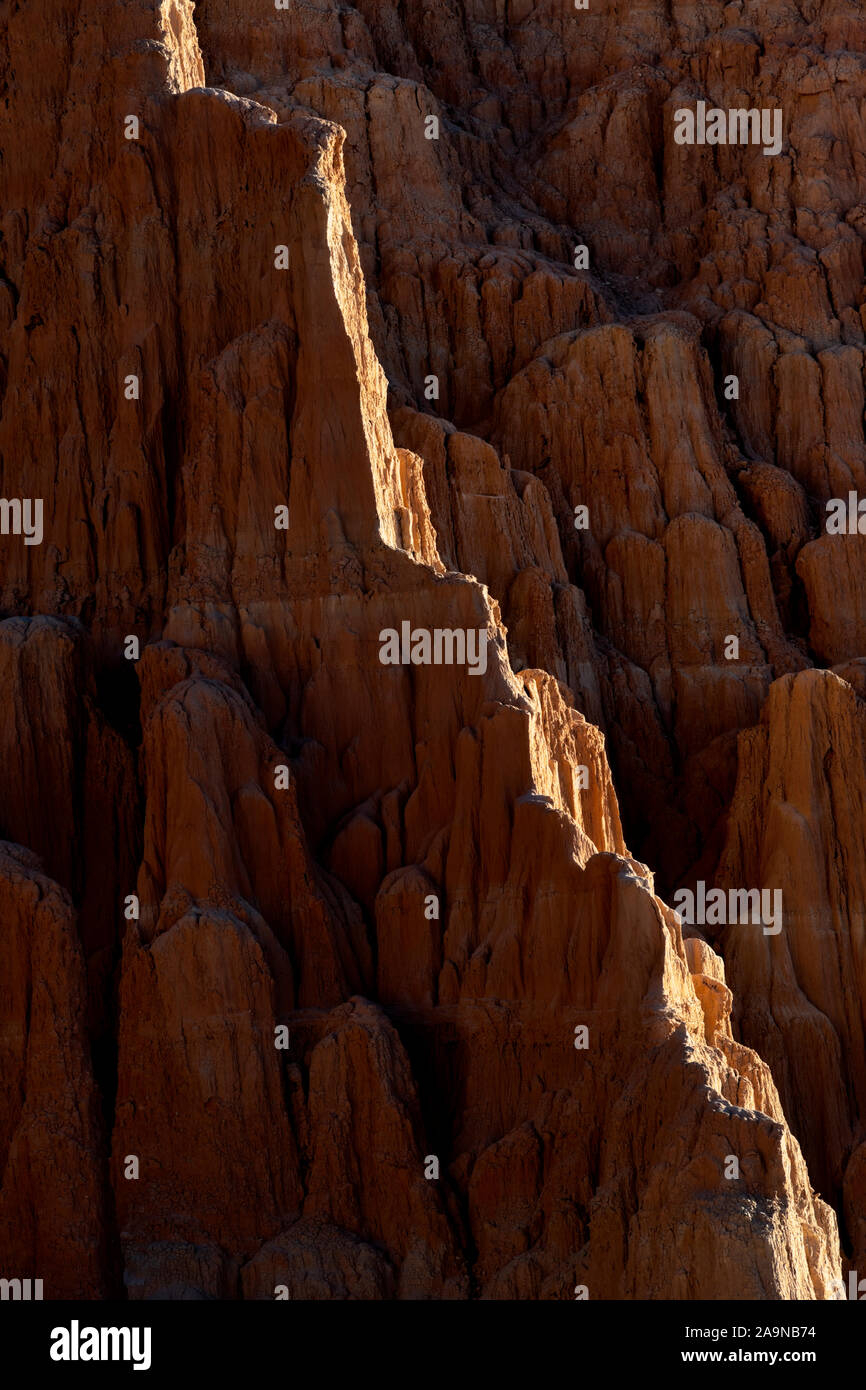 Rock formation at cathedral gorge park hi-res stock photography and ...