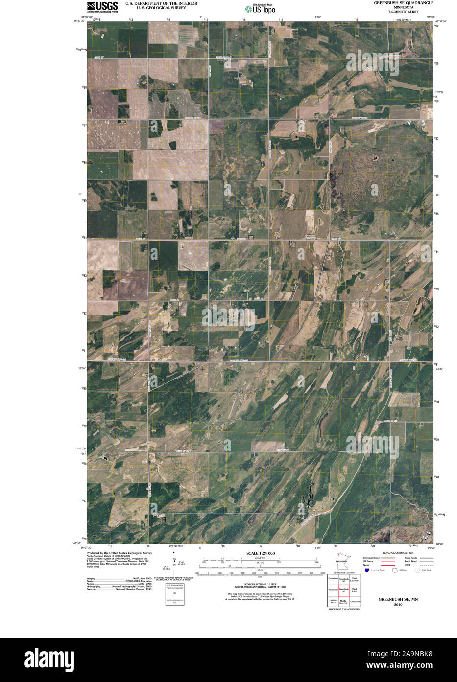 Greenbush minnesota map hi-res stock photography and images - Alamy