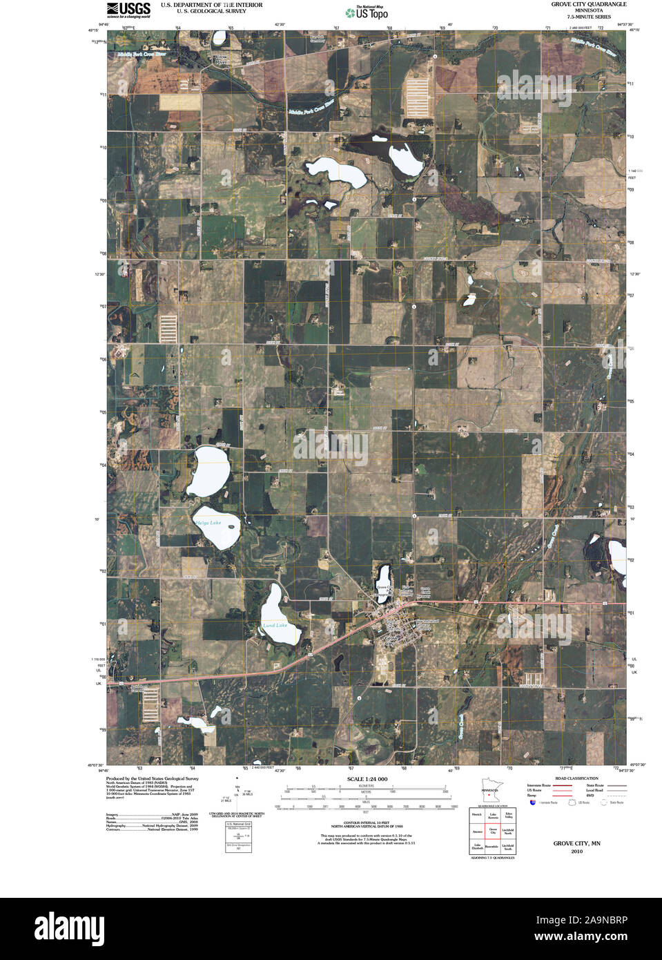 Grove city map hi-res stock photography and images - Alamy