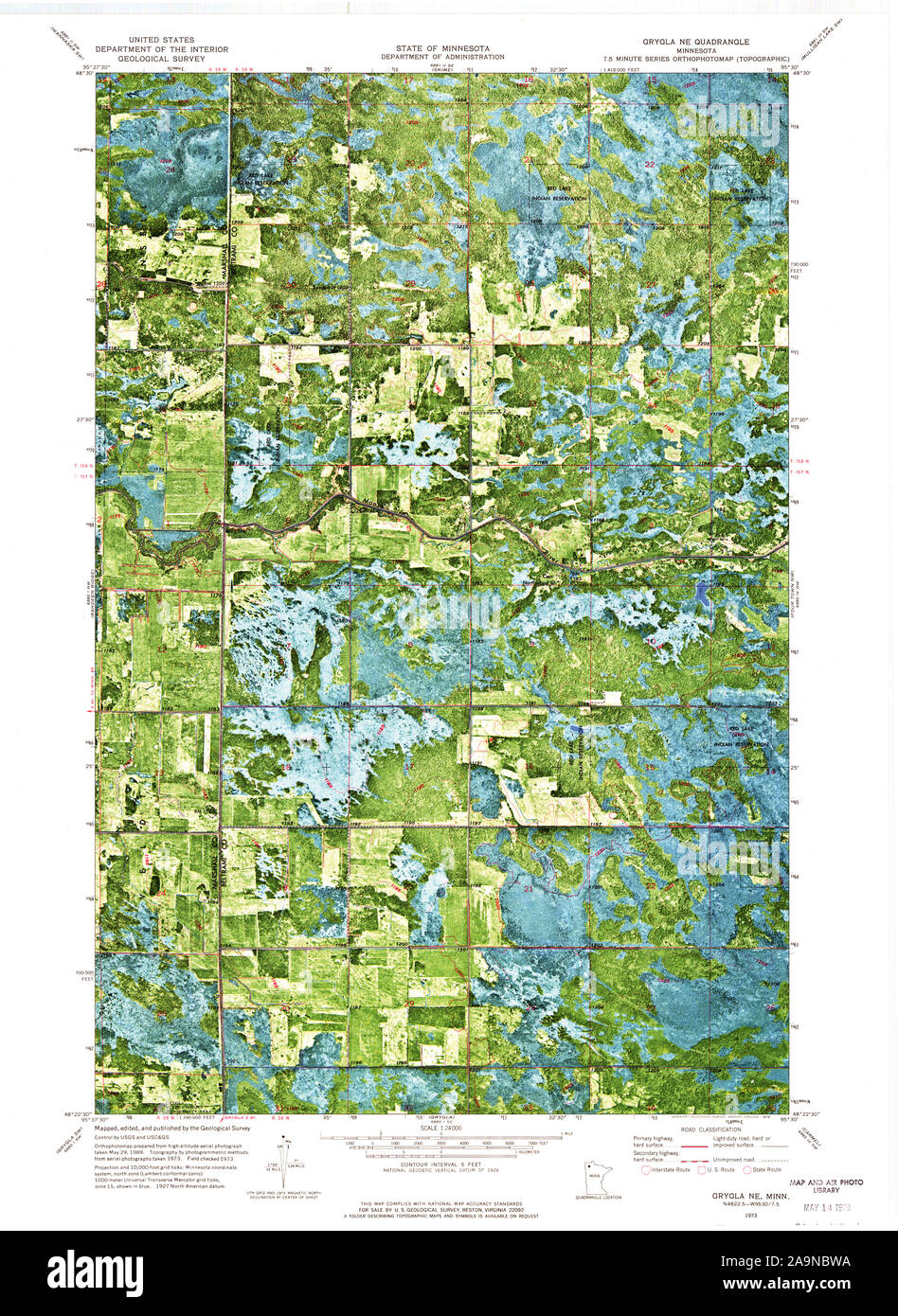 Grygla map hi-res stock photography and images - Alamy
