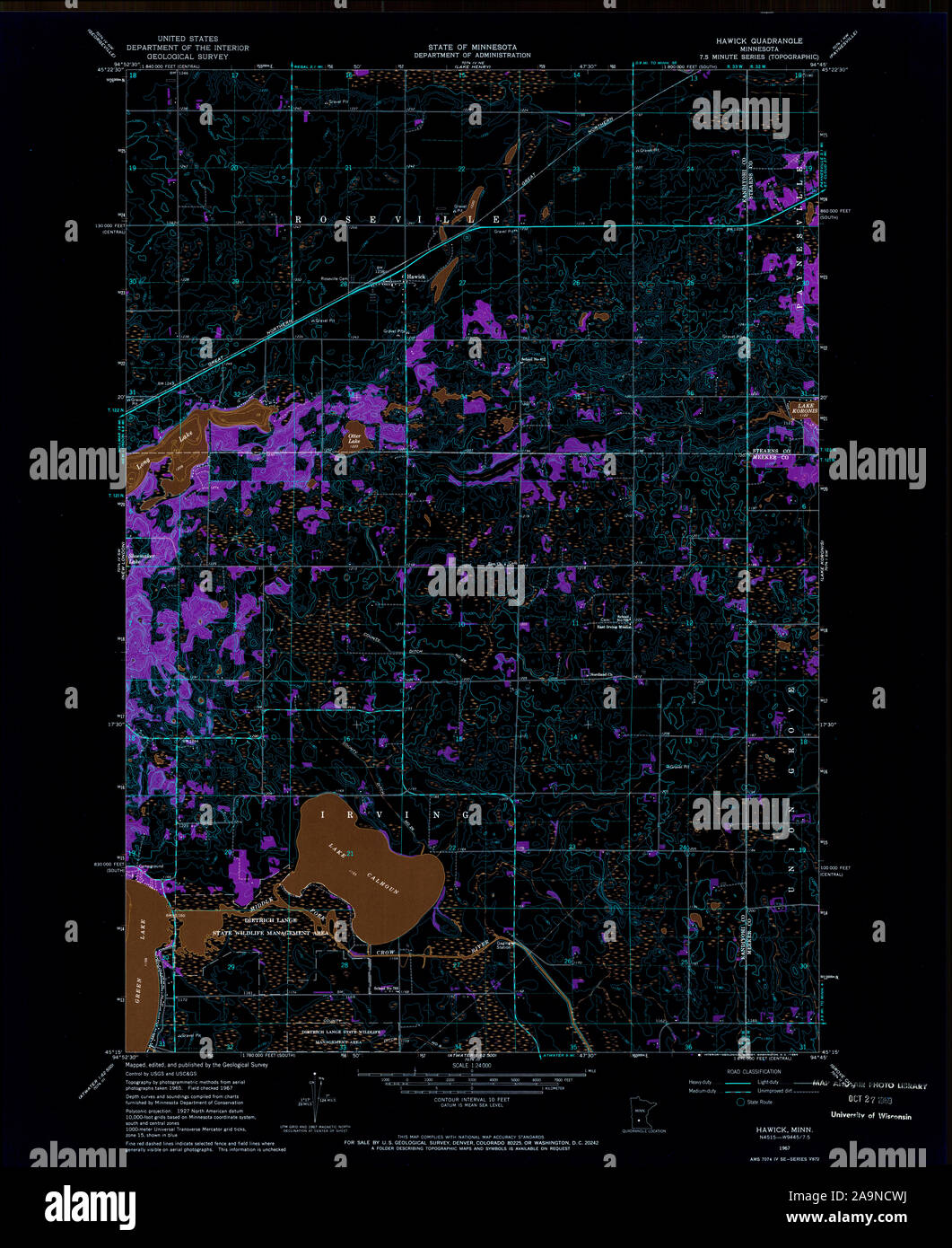 Map of hawick hi-res stock photography and images - Alamy